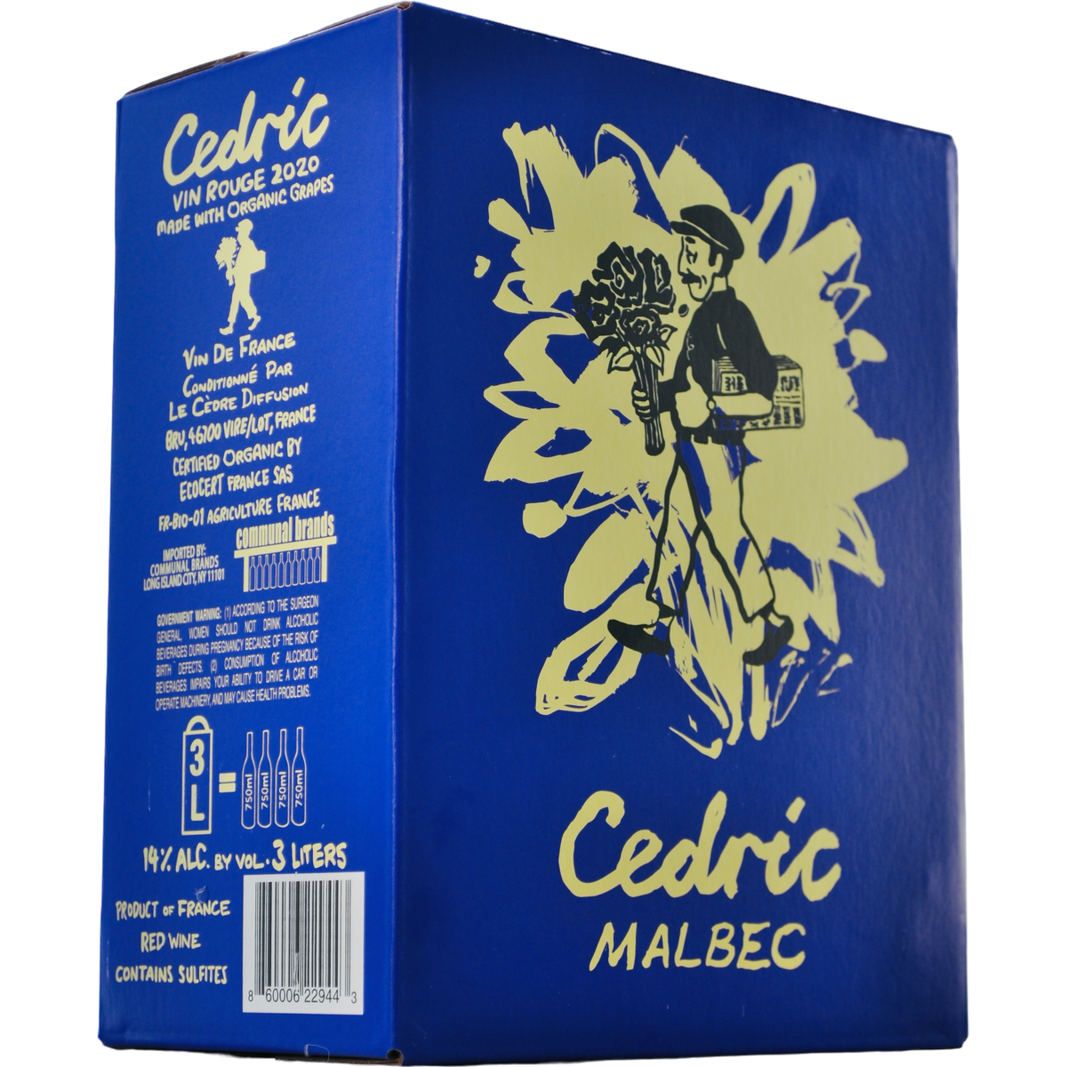 Cedric Malbec 3 Liter Wine Box | Unfined Wines